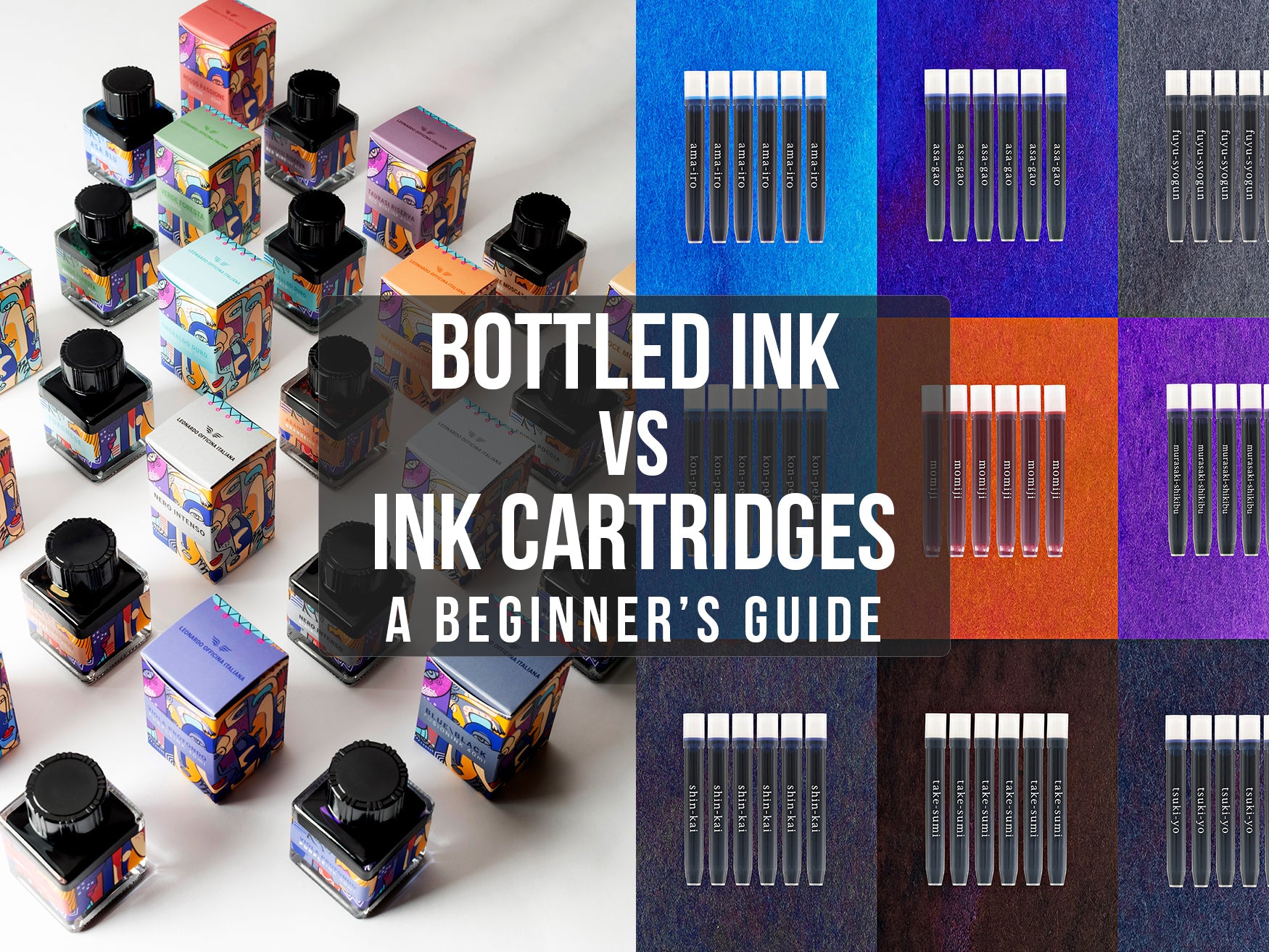Beginner’s Guide to Ink Bottles vs. Cartridges - Goldspot Pens