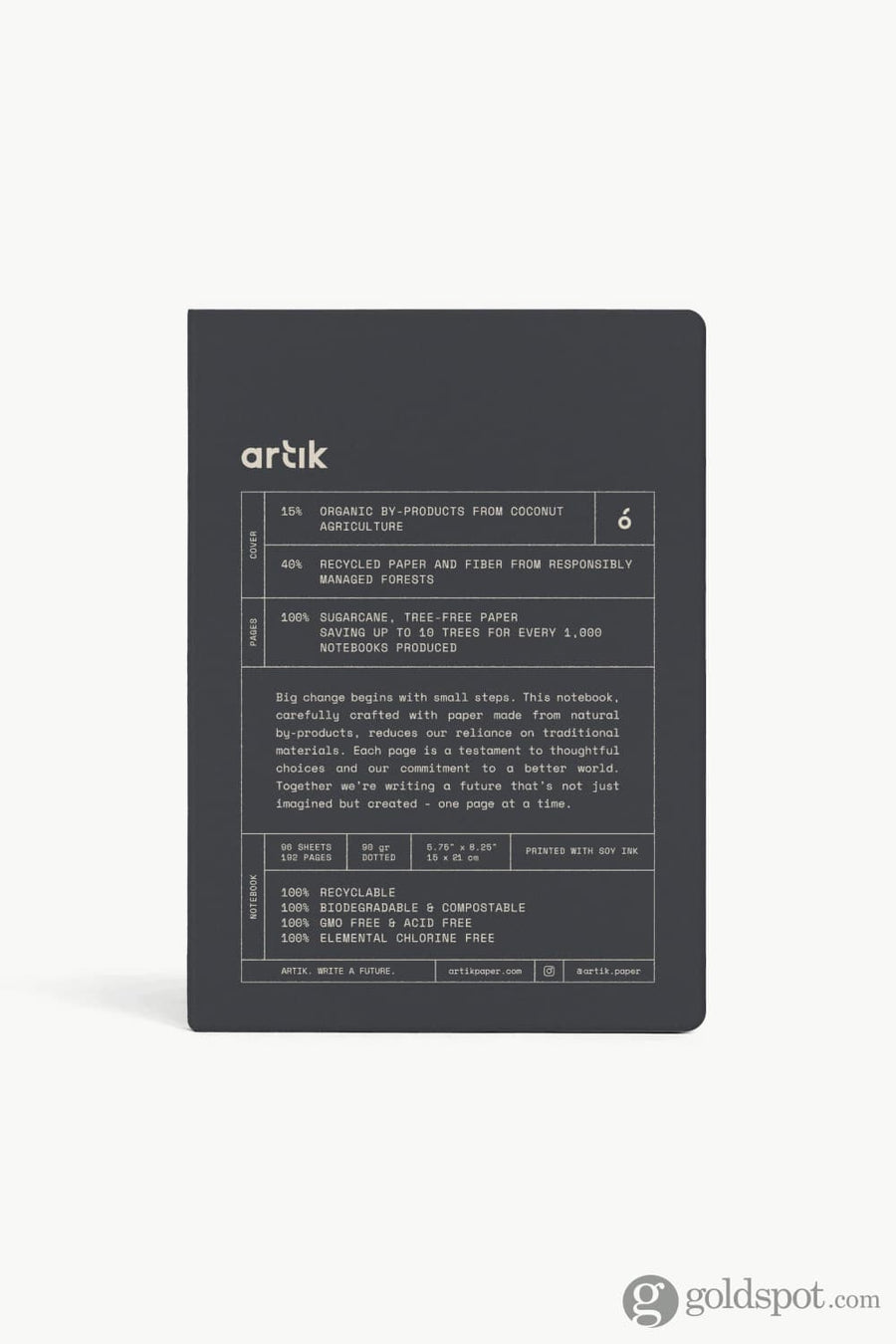 Artik Paper - Goldspot Pens