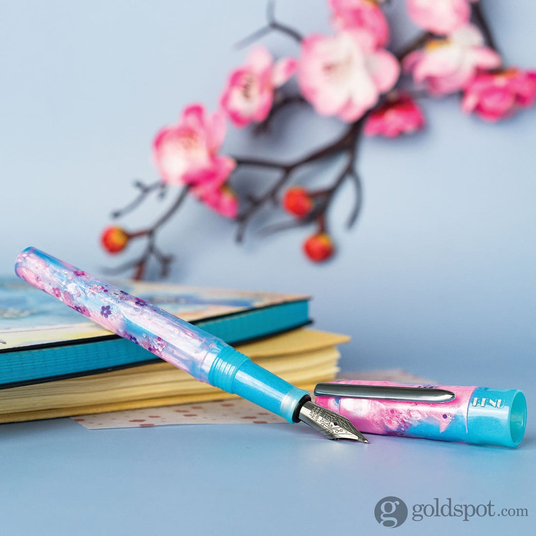 Benu Talisman Fountain Pen in Sakura Cherry Blossoms - Goldspot Pens