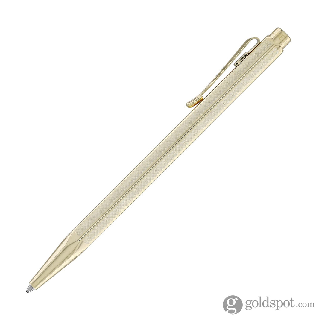 Caran d'Ache Ecridor Chevron Ballpoint Pen in Gilded - Goldspot Pens