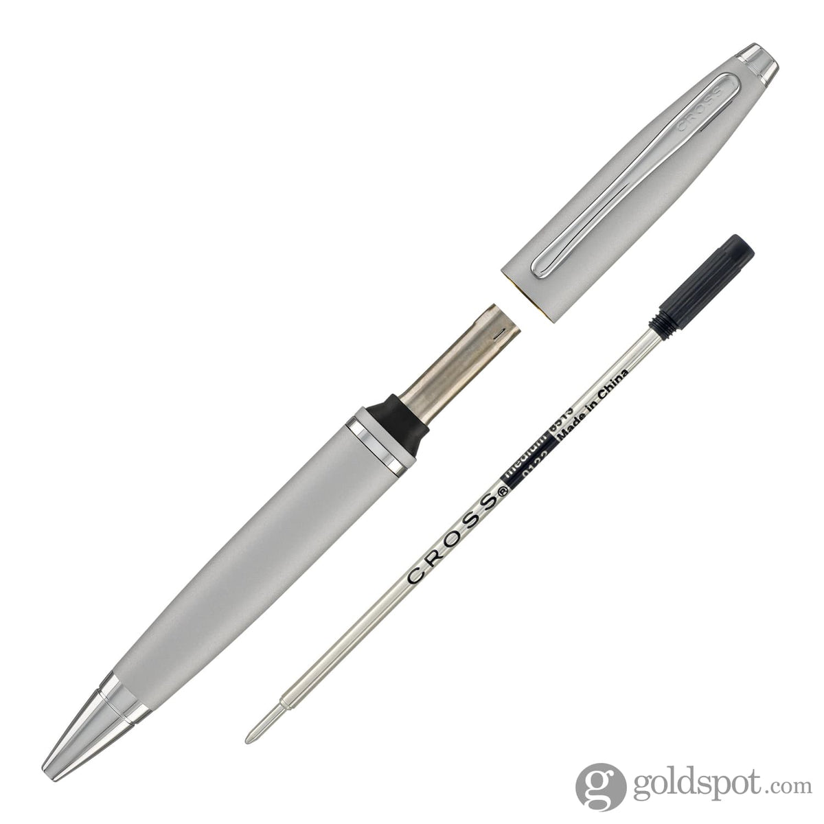 Cross Calais Ballpoint Pen in Satin Chrome - Goldspot Pens