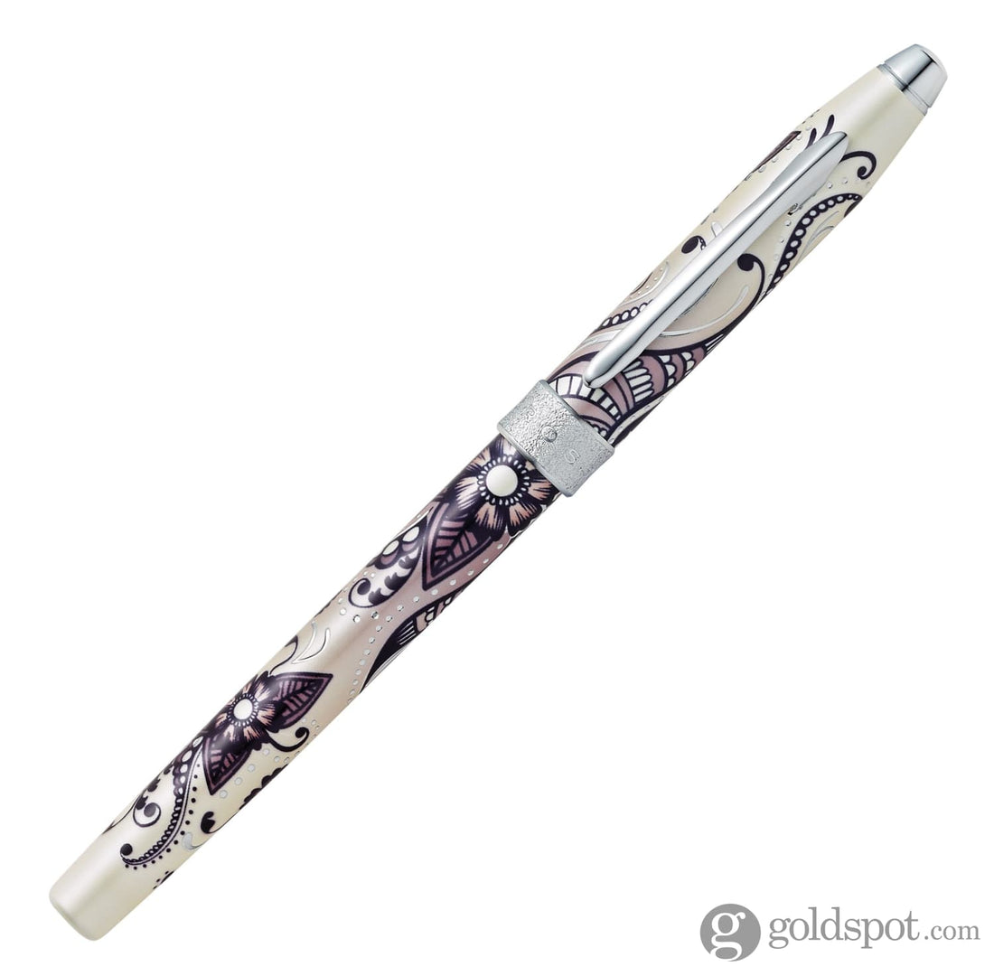 Cross Century II Botanica Fountain Pen in Black Primrose with Chrome T ...