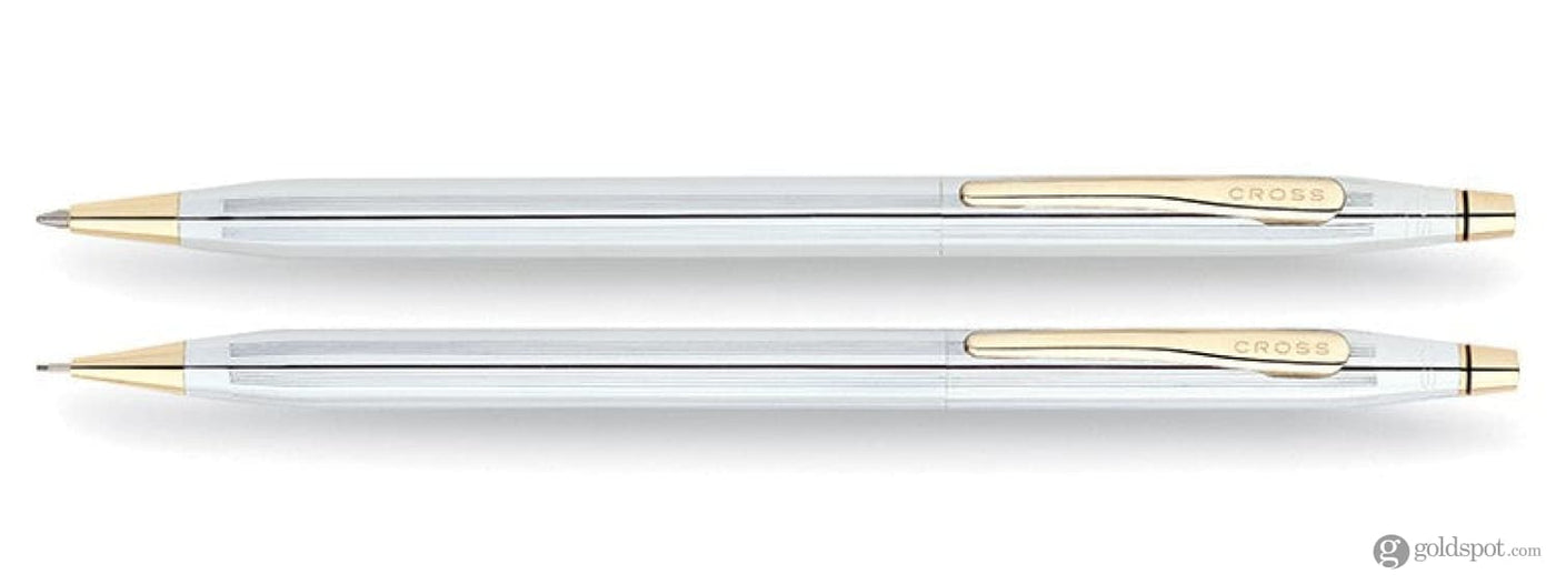 Cross Classic Century Medalist Pen & 0.7mm Pencil Set in Chrome with G ...