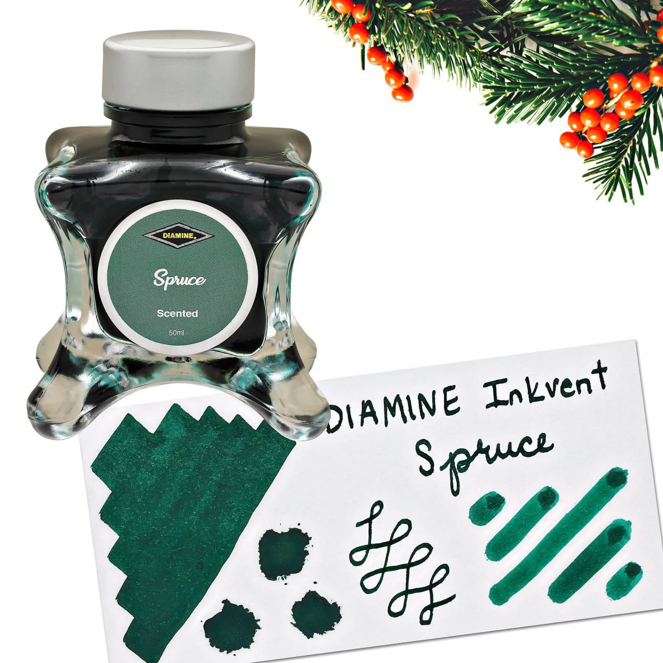 Diamine Inkvent Green Edition Bottled Inks - Goldspot Pens