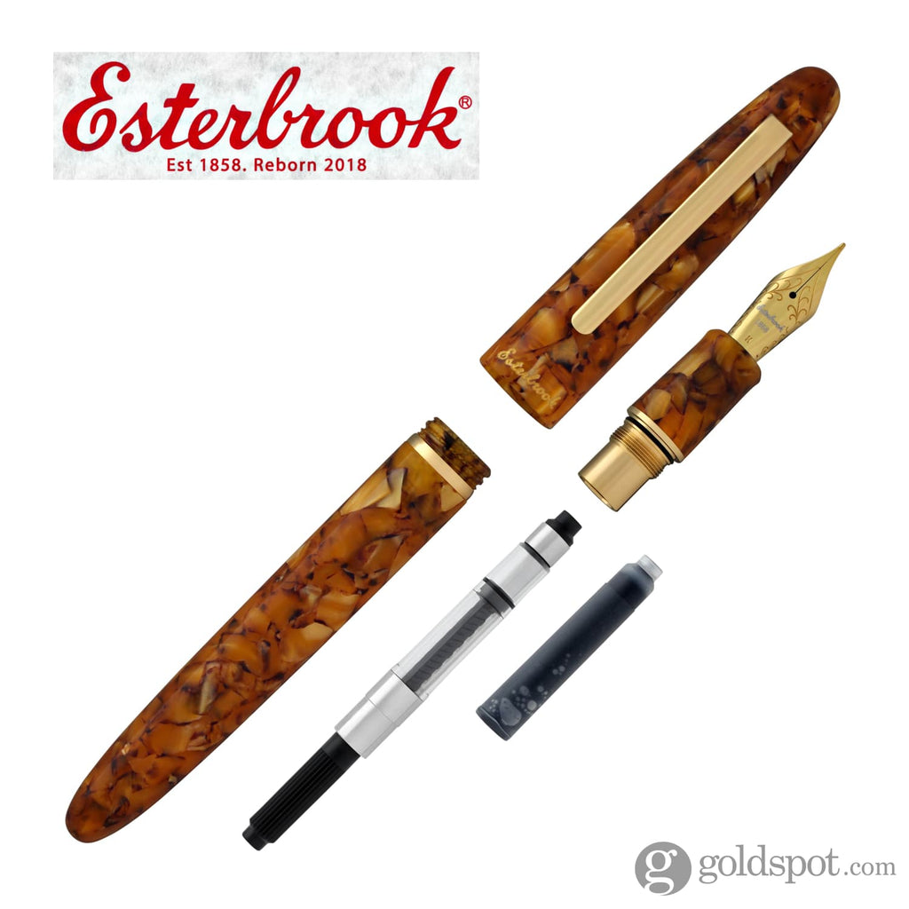 Esterbrook Estie Fountain Pen in Honeycomb with Gold Trim - Goldspot Pens