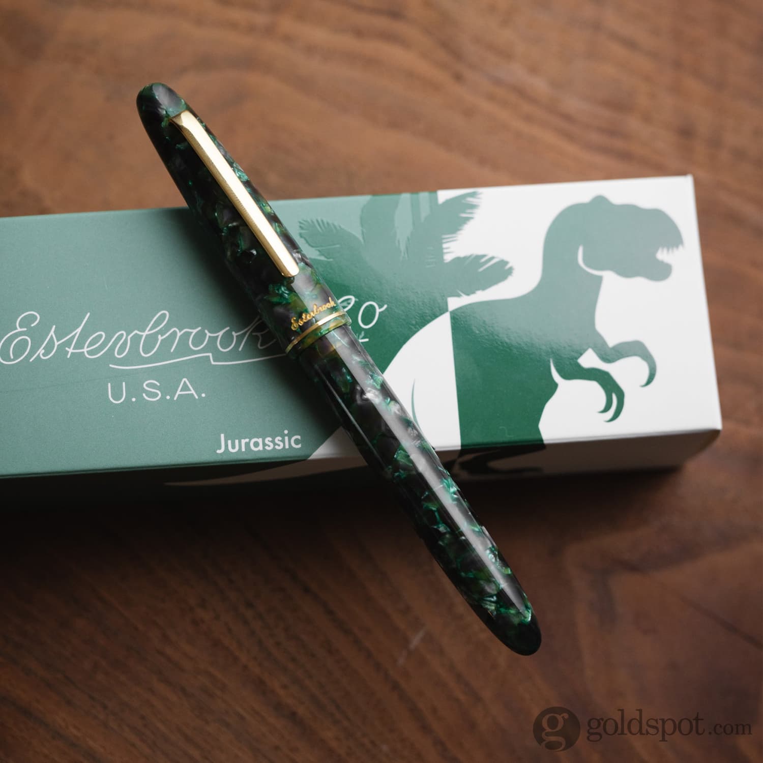 Esterbrook Estie Fountain Pen in Jurassic with Gold Trim - Cartridge ...