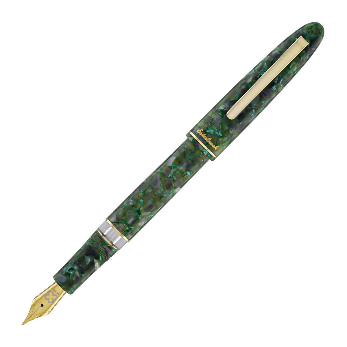 Esterbrook Estie Fountain Pen in Jurassic with Gold Trim - Piston Fill ...