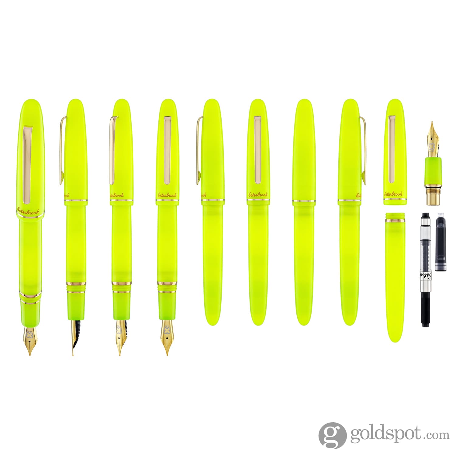 Esterbrook Funky Town Estie Fountain Pen in Yellow - Goldspot Pens