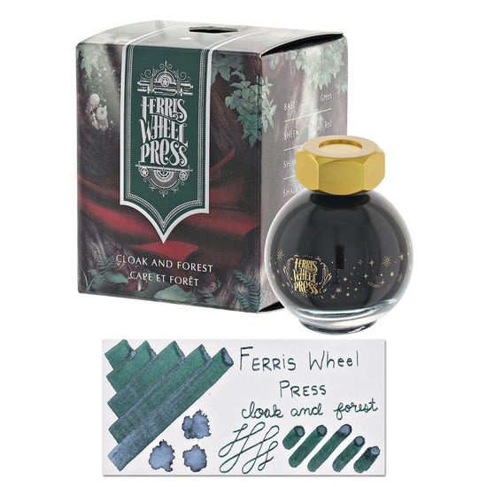 Ferris Wheel Press Bottled Ink in Cloak and Forest - 20 mL - Goldspot Pens