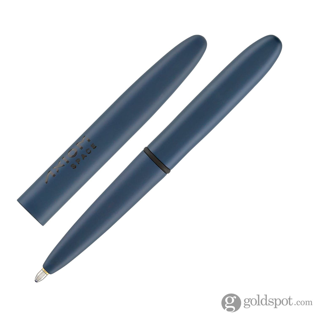 Fisher Space Pen Bullet Ballpoint Pen Navy Blue Axiom Space Logo ...