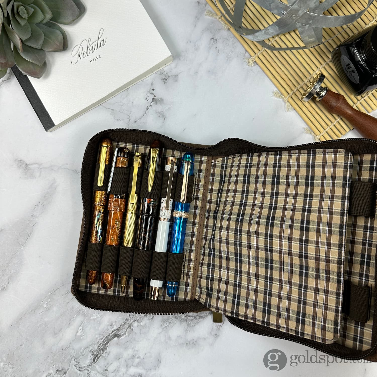 Girologio Leather Pen Cases and Desk Accessories - Goldspot Pens