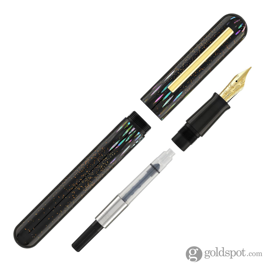 IKKAKU by Nahvalur Fountain Ye-Yu Urushi Raden Pen - Goldspot Pens