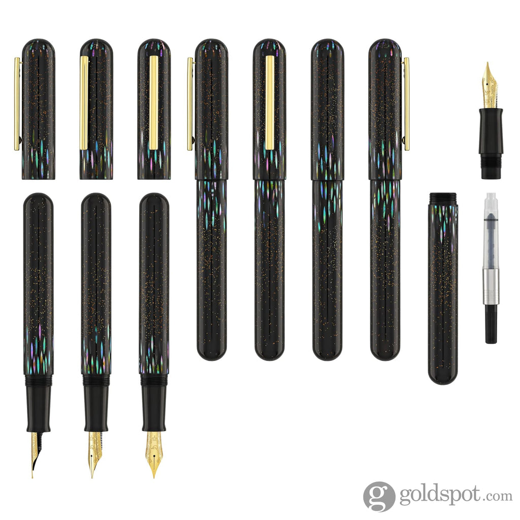 IKKAKU by Nahvalur Fountain Ye-Yu Urushi Raden Pen - Goldspot Pens