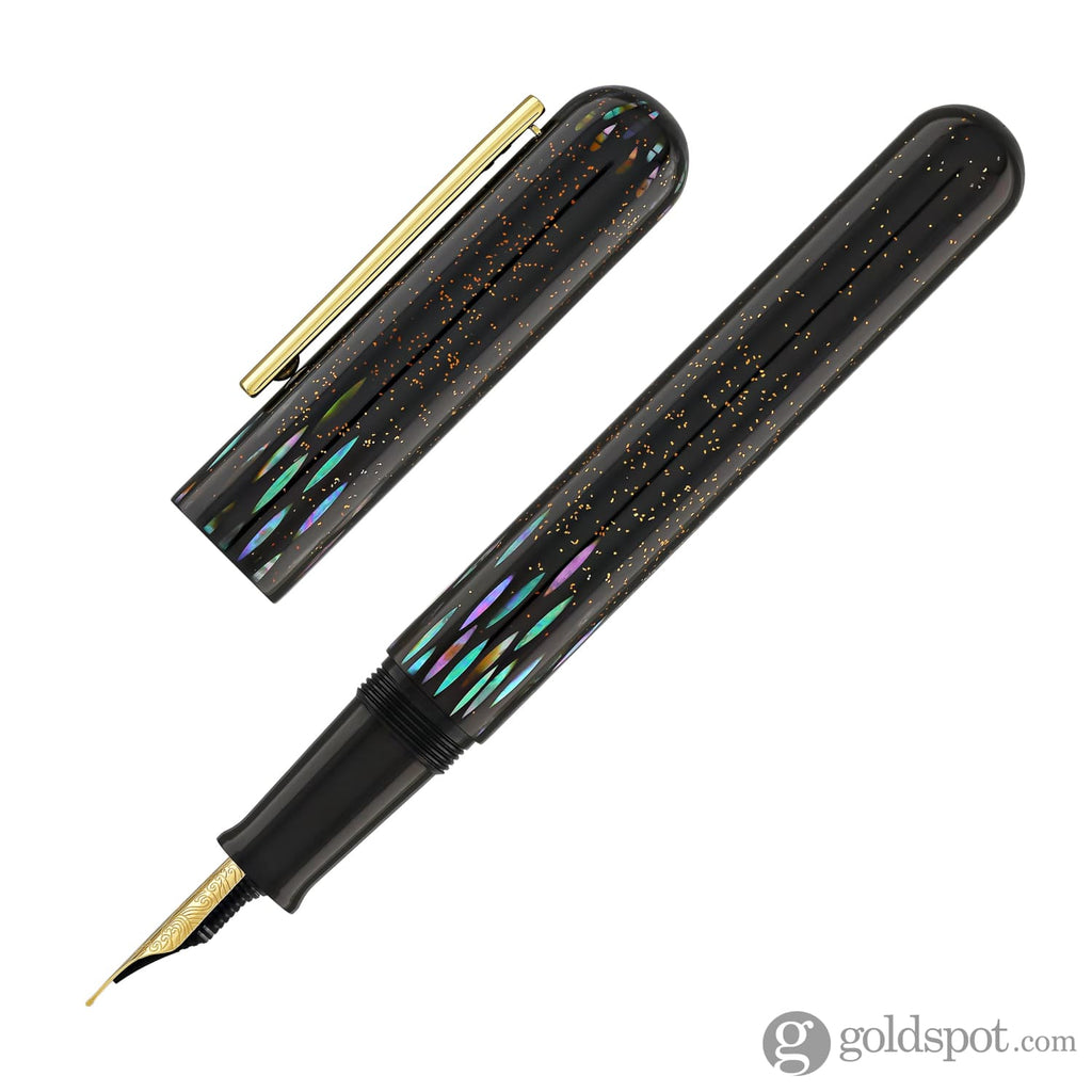 IKKAKU by Nahvalur Fountain Ye-Yu Urushi Raden Pen - Goldspot Pens