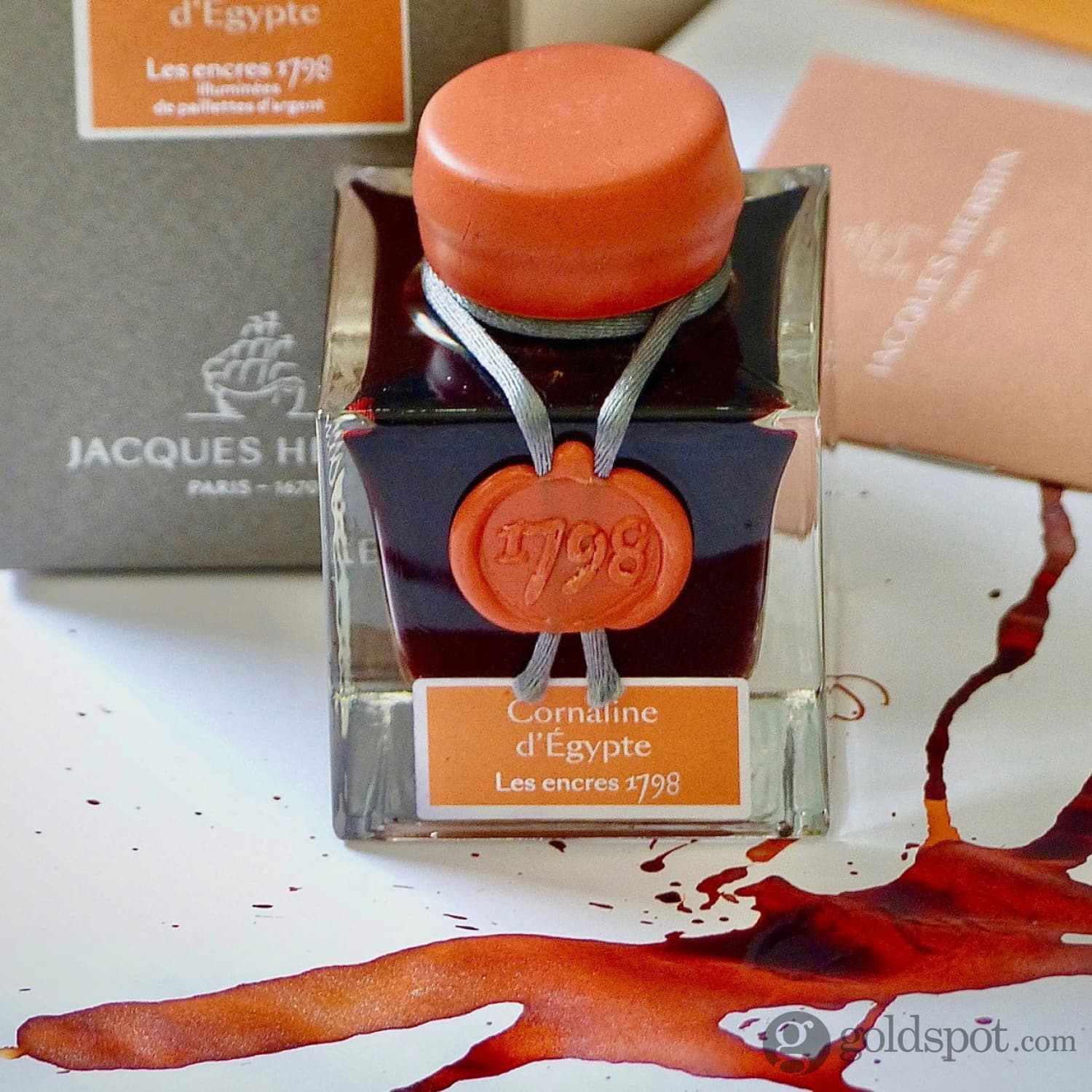 J Herbin Anniversary Bottled Ink - Goldspot Pens