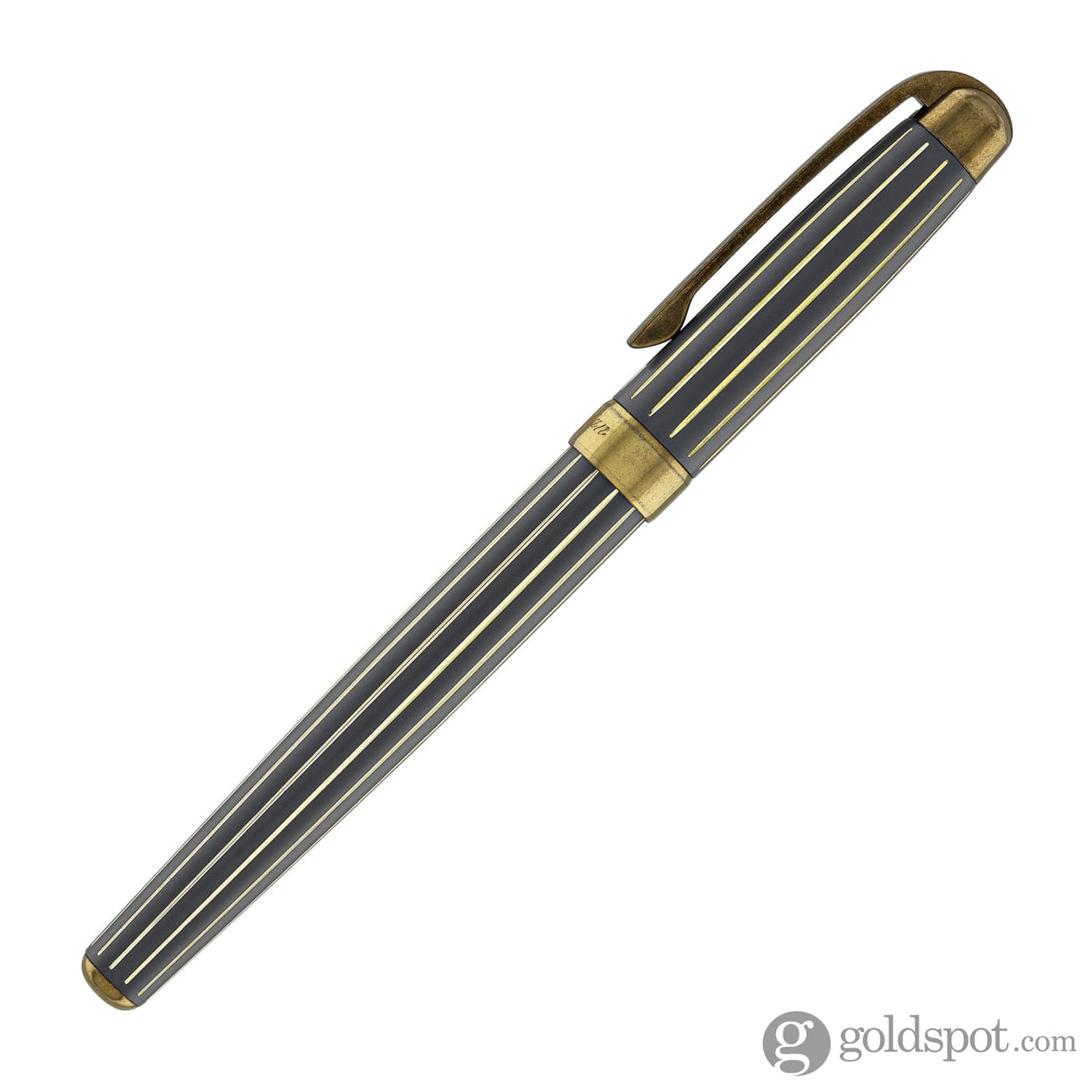 Laban Antique II Fountain Pen in Grey with Lines - Goldspot Pens