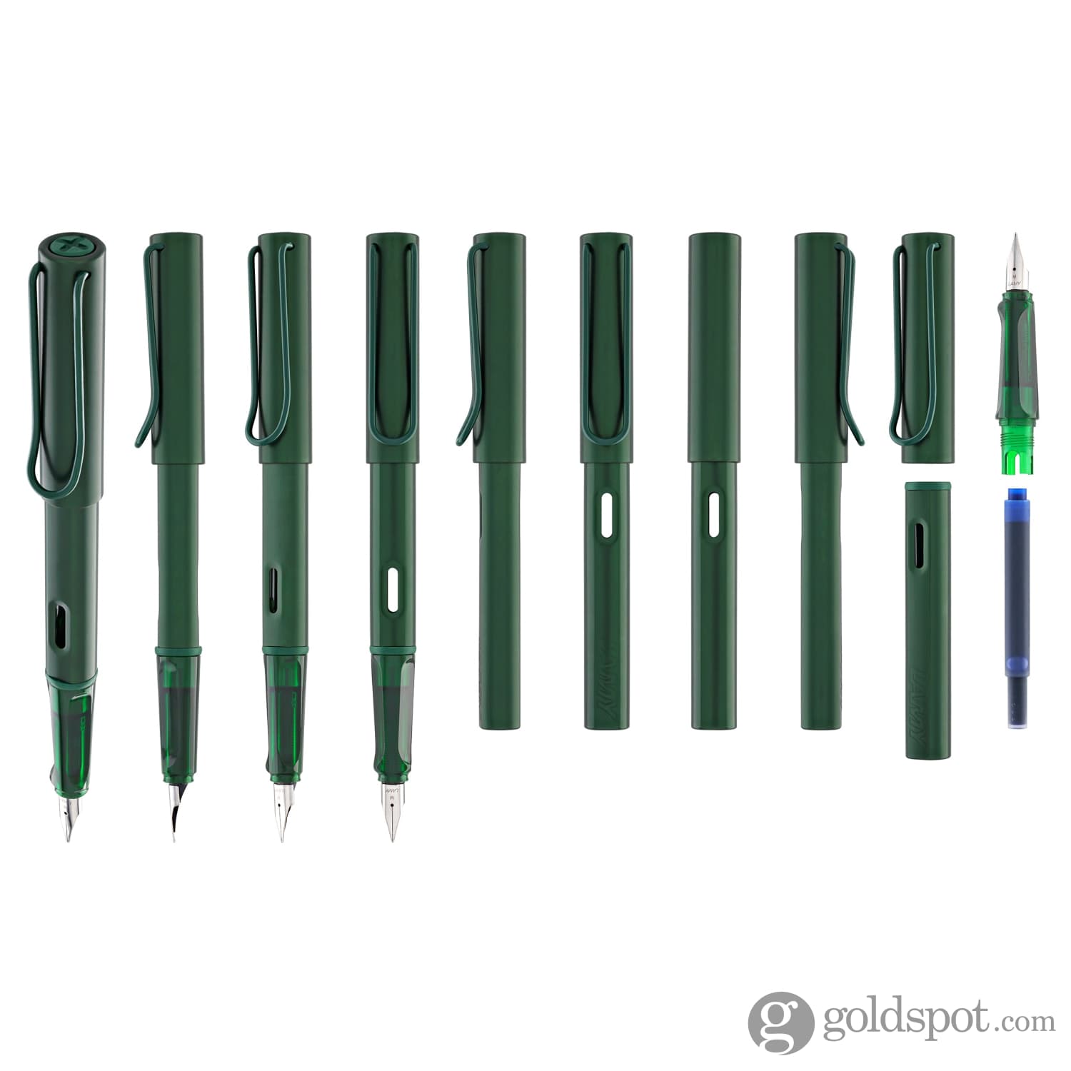 Lamy AL-Star Fountain Pen in Pine - Goldspot Pens
