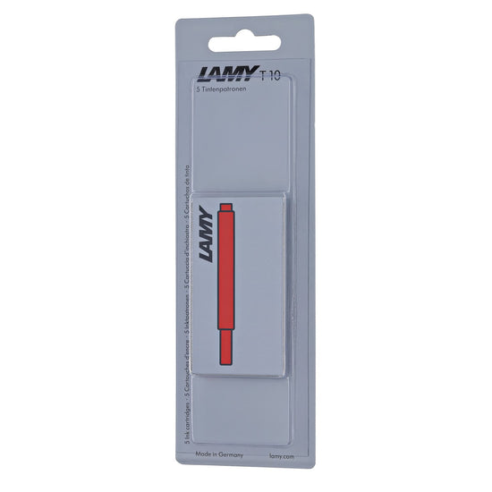 Lamy Fountain Ink Cartridges in Red - Pack of 5 - Goldspot Pens