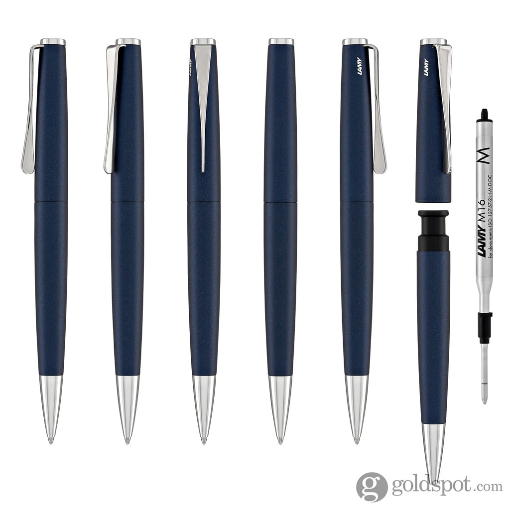 Lamy Studio Ballpoint Pen in Imperial Blue - Goldspot Pens