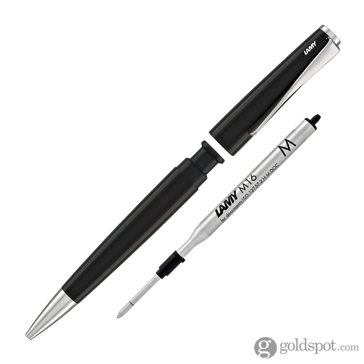 Lamy Studio Ballpoint Pen in Piano Black - Goldspot Pens