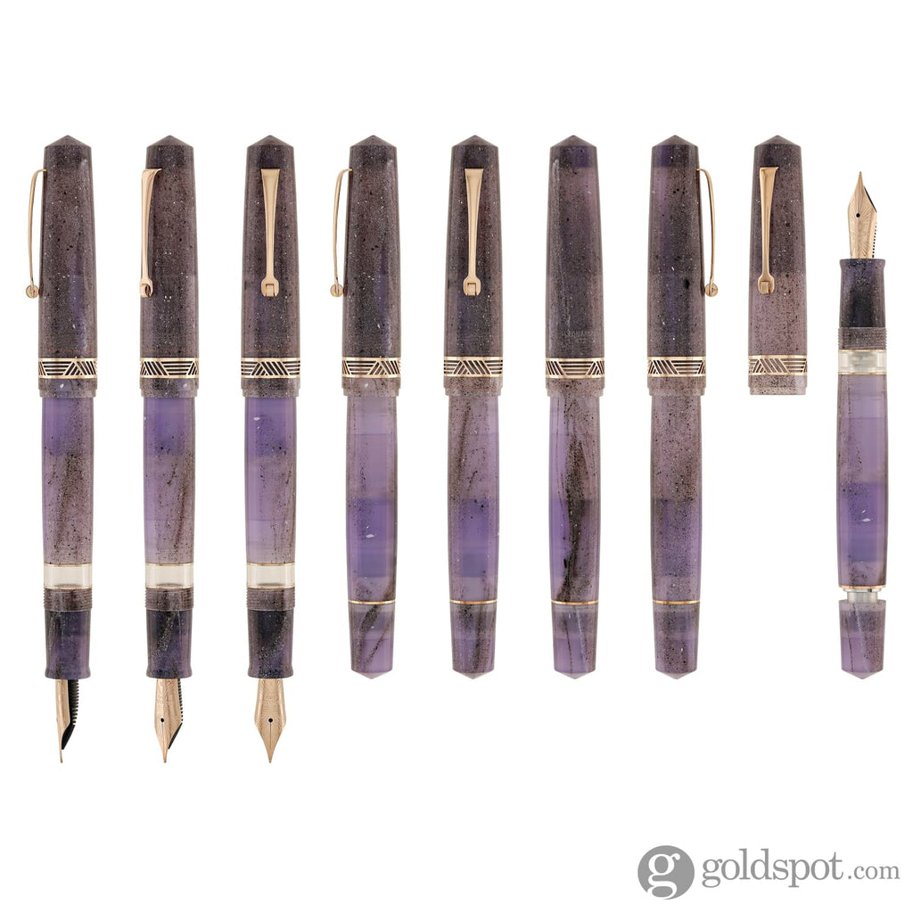 Leonardo Momento Magico Fountain Pen in Amethyst - Goldspot Pens