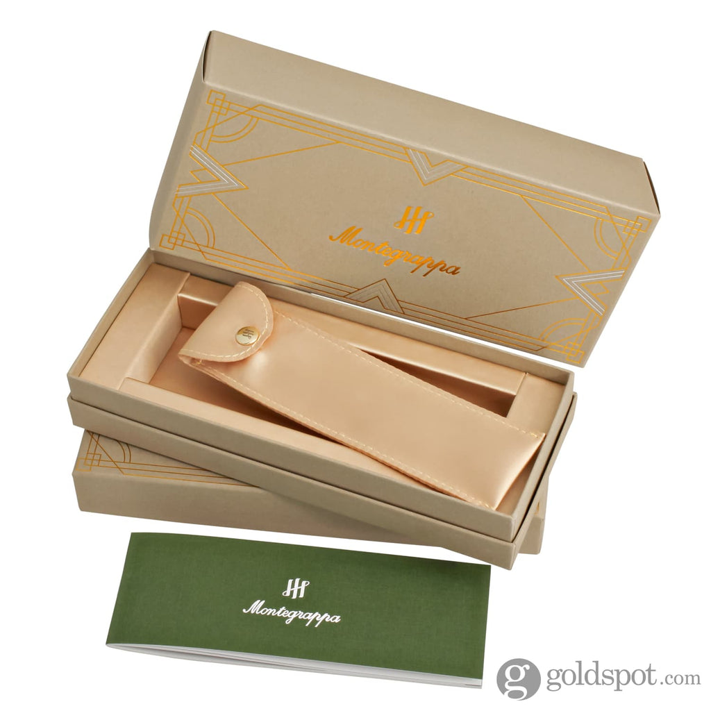 Montegrappa Venetia Fountain Pen in Havana Amber - Goldspot Pens