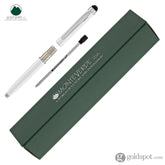 Monteverde Poquito Stylus Ballpoint Pen in Pearl White with Chrome Tri ...