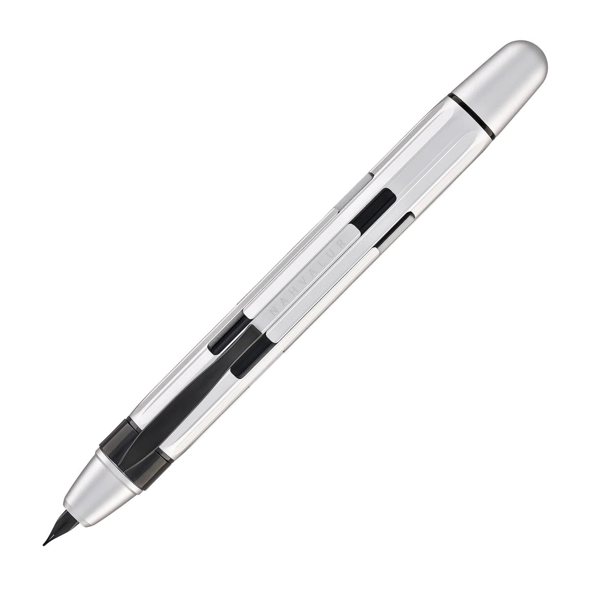 Nahvalur Eclipse Retractable Fountain Pen in Iridium - Goldspot Pens