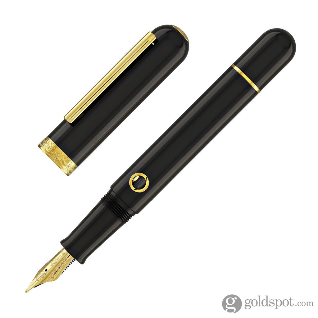 Nahvalur Nautilus Fountain Pen in Cephalopod with Gold Trim - Goldspot Pens