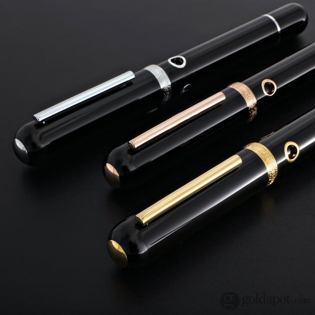 Nahvalur Nautilus Fountain Pen in Cephalopod with Gold Trim - Goldspot Pens