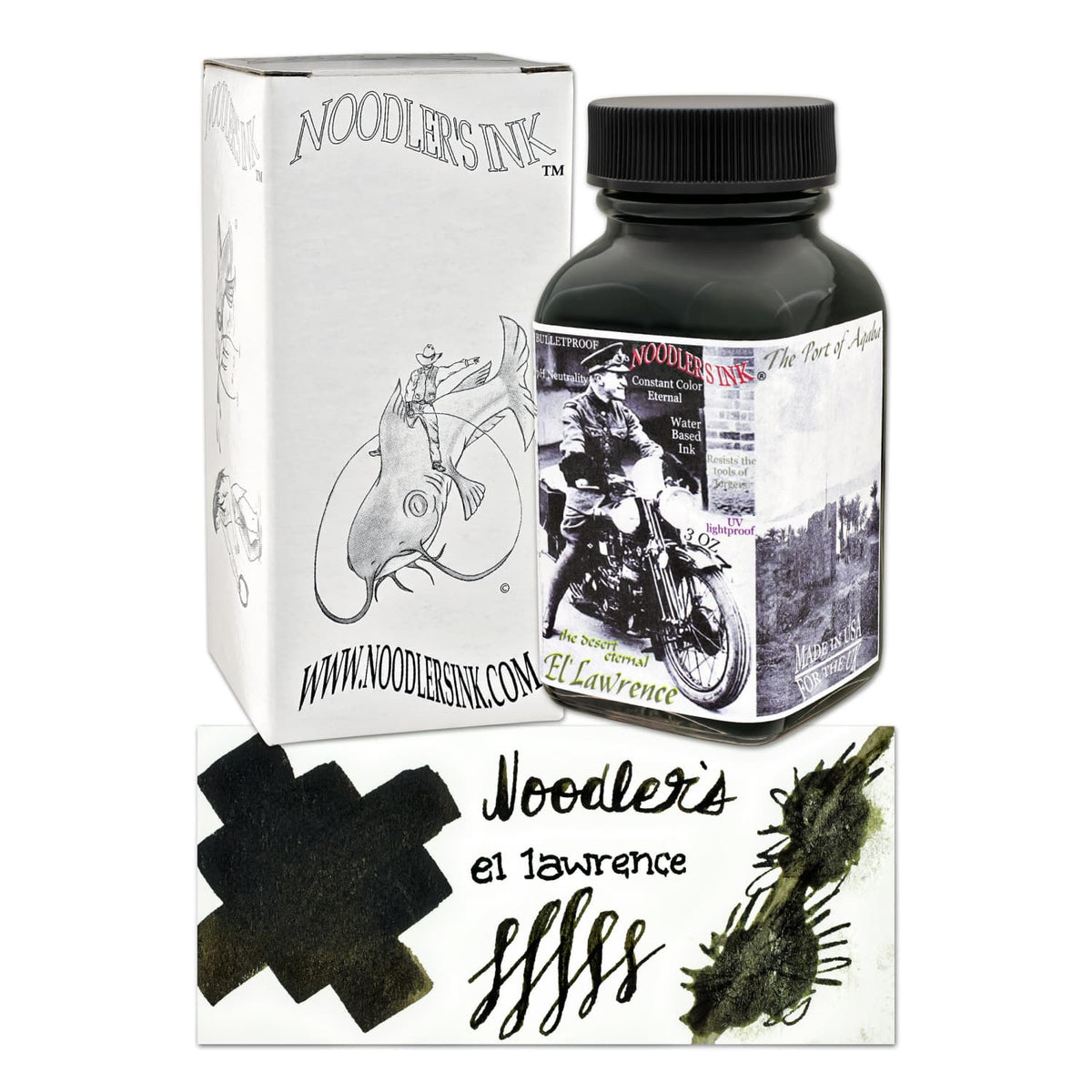 Noodler's El Lawrence Fountain Pen Ink - 3oz Bottle - Goldspot Pens