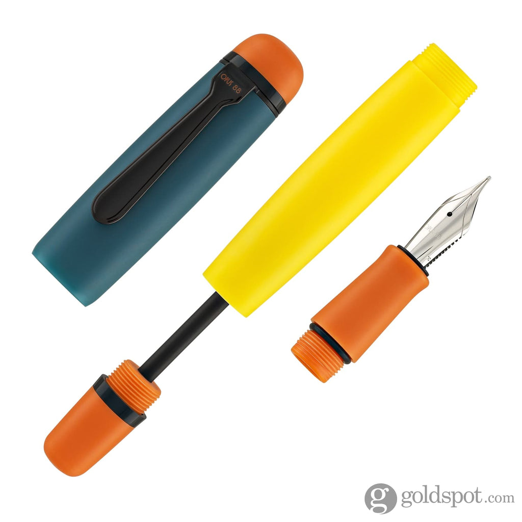 Opus 88 OMAR Fountain Pen in Pumpkin - Goldspot Pens