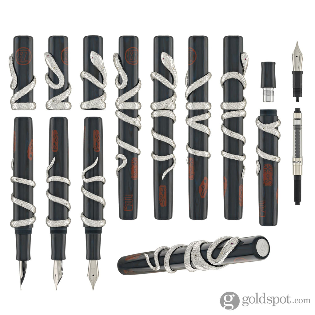Opus 88 Zodiac Fountain Pen in Snake - Goldspot Pens