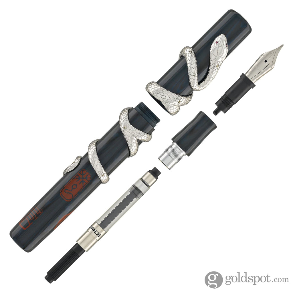 Opus 88 Zodiac Fountain Pen in Snake - Goldspot Pens