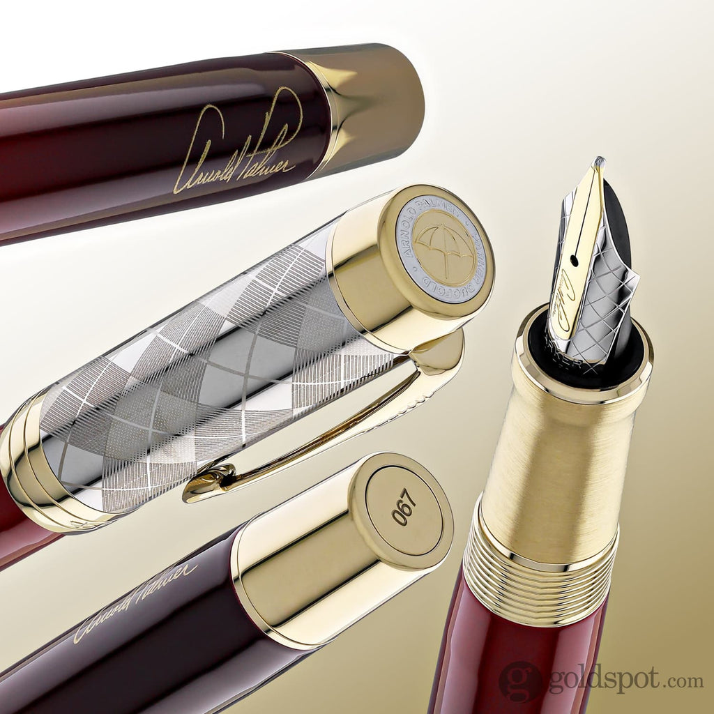 Parker Duofold Arnold Palmer Signature Fountain Pen with Gold Trim ...