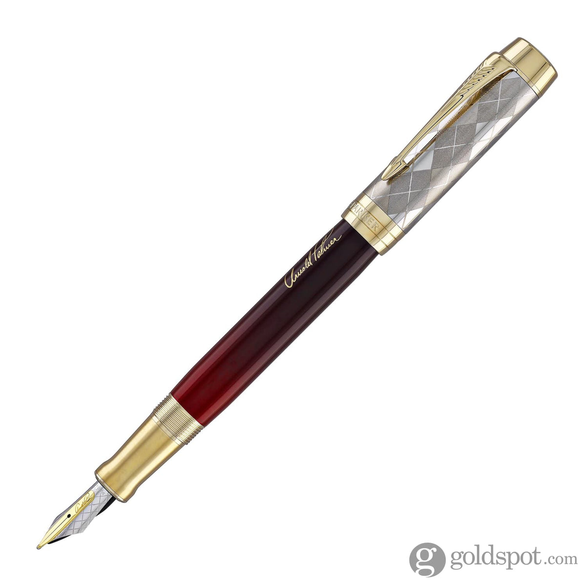 Parker Duofold Arnold Palmer Signature Fountain Pen with Gold Trim ...