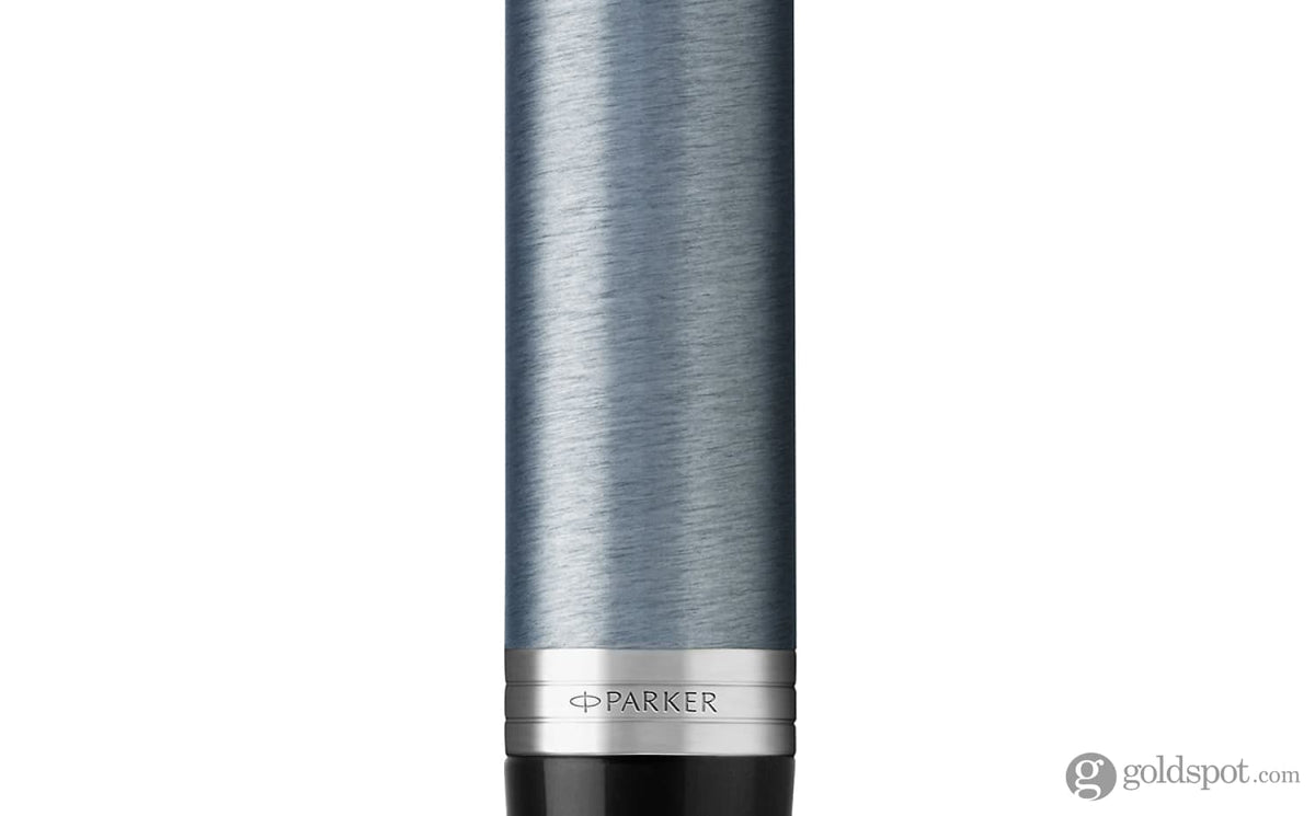 Parker IM Core Ballpoint Pen in Light Blue Grey with Chrome Trim ...