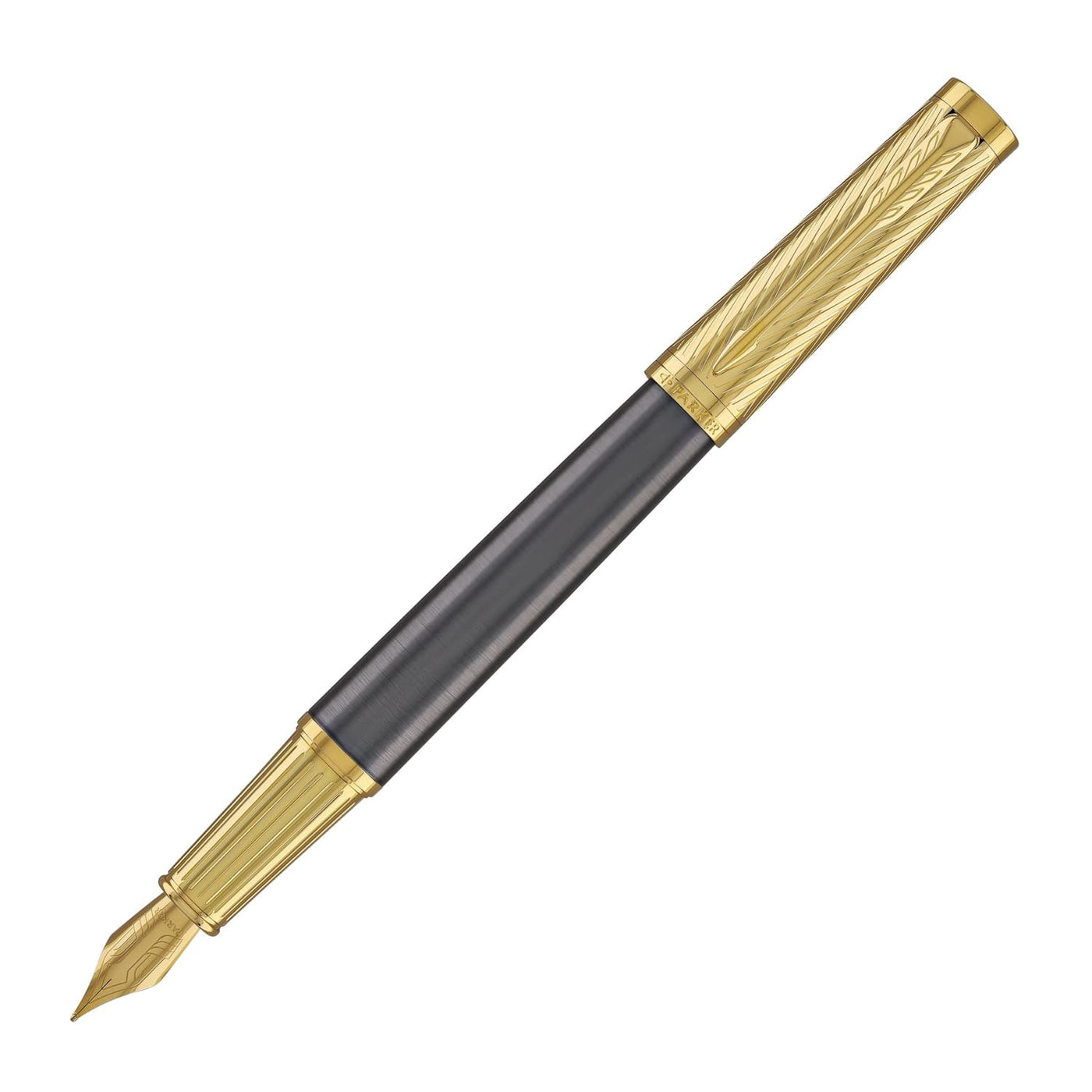 Parker Ingenuity Pioneers Fountain Pen in Arrow with Gold Trim ...