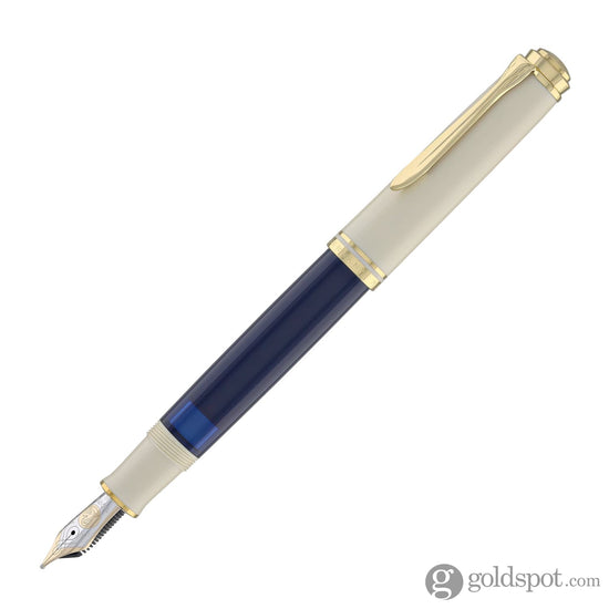 Pelikan Souveran 800 Fountain Pen in Cream Blue - Special Edition ...