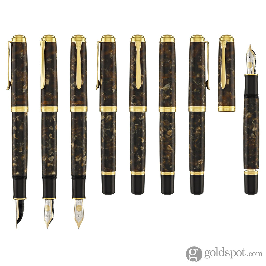 Pelikan Souveran M1000 Special Edition Fountain Pen in Renaissance Bro ...