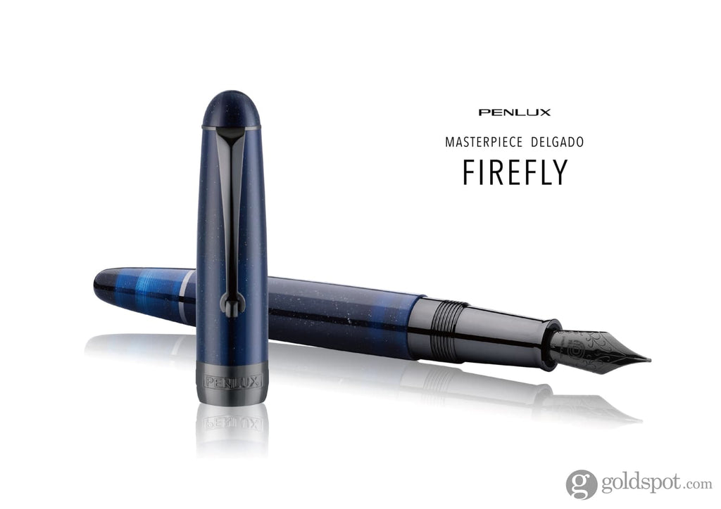 Penlux Masterpiece Delgado Fountain Pen in Firefly - Goldspot Pens