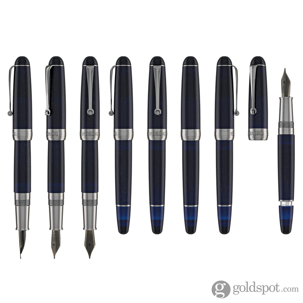 Penlux Masterpiece Delgado Fountain Pen in Firefly - Goldspot Pens
