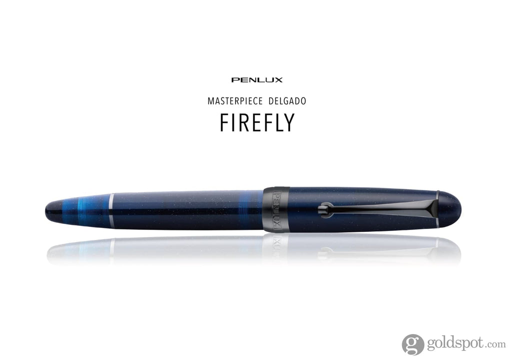 Penlux Masterpiece Delgado Fountain Pen in Firefly - Goldspot Pens