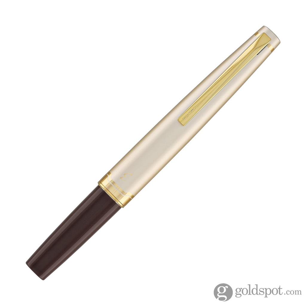 Pilot E95s Fountain Pen in Burgundy & Ivory - Goldspot Pens