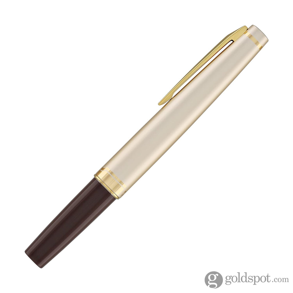 Pilot E95s Fountain Pen in Burgundy & Ivory - Goldspot Pens
