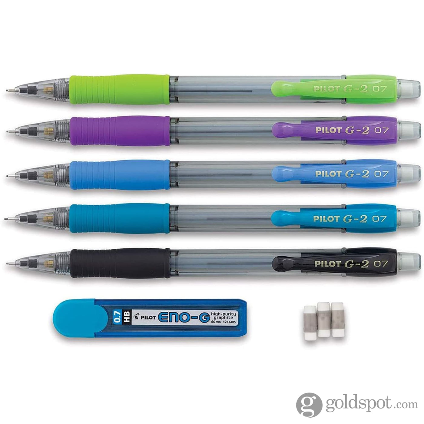 Pilot G2 Mechanical Pencils in Assorted Colors - Fine Point - Pack of ...