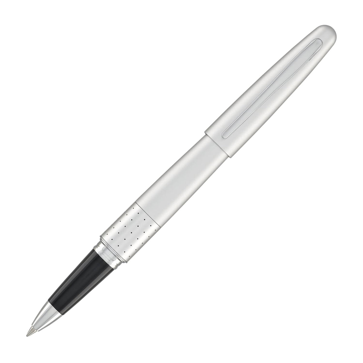 Pilot Metropolitan Rollerball Pen in Silver with Dot Design - Goldspot Pens
