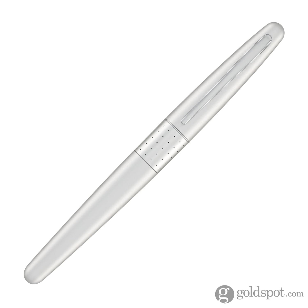 Pilot Metropolitan Rollerball Pen in Silver with Dot Design - Goldspot Pens