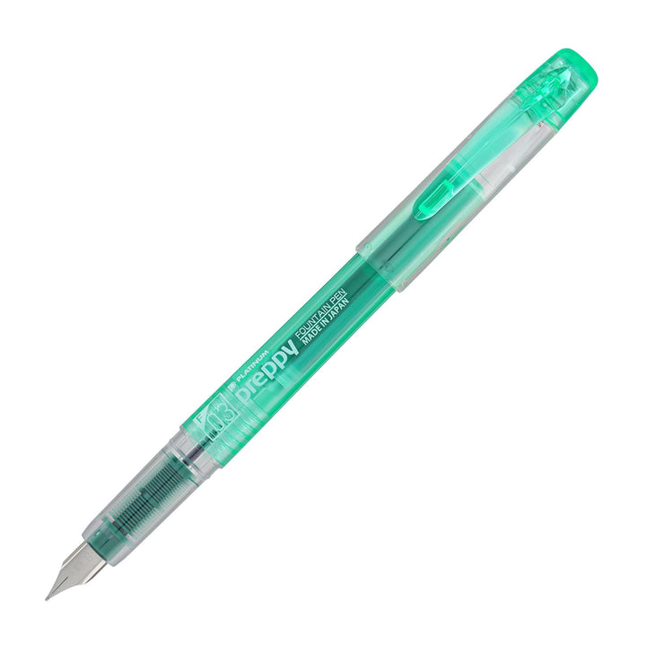 Platinum Preppy Fountain Pen in Green - Fine Point - Goldspot Pens