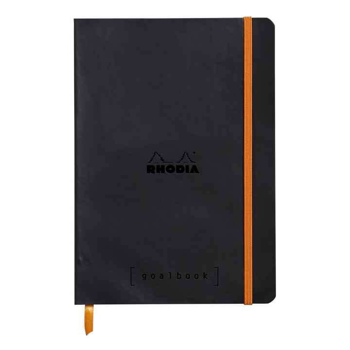 Rhodia Goalbook A5 Dot Grid Notebook in Black - 5.75 x 8.25 - Goldspot Pens